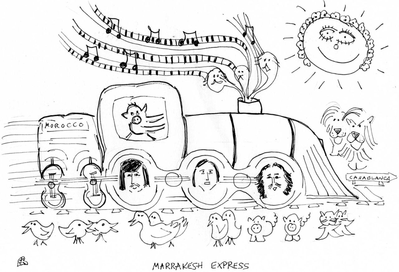 Marrakesh Express | Song Cartoons