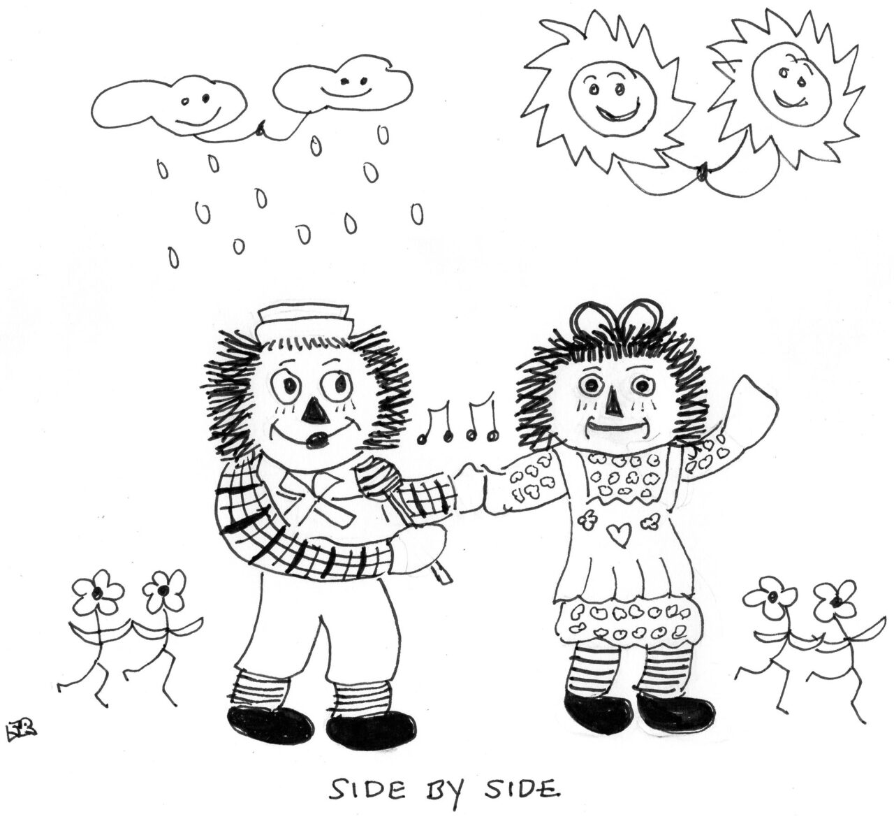 Side By Side | Song Cartoons